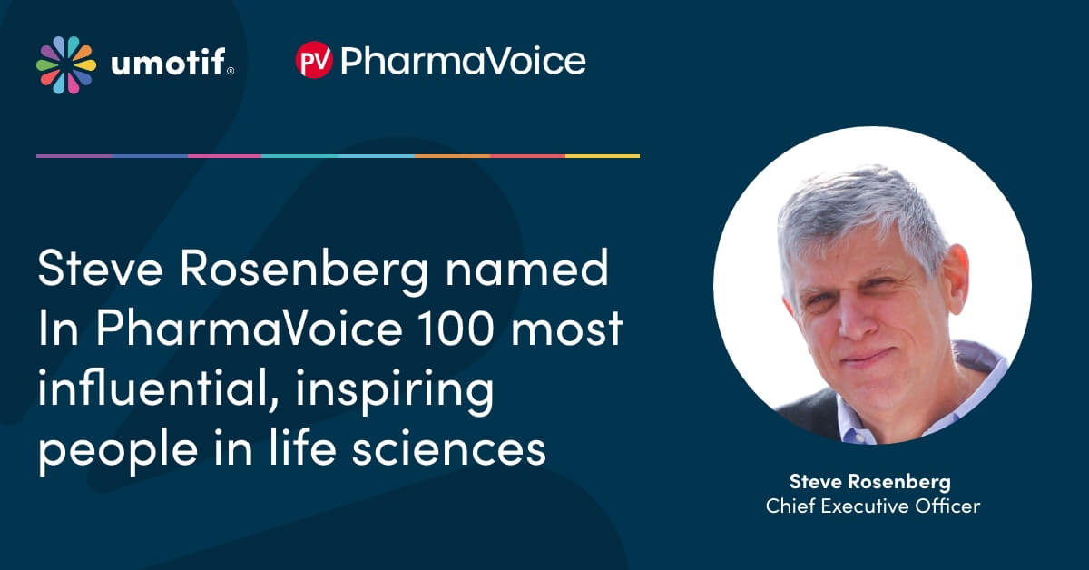 Steve Rosenberg named in 2023 PharmaVoice 100 | uMotif